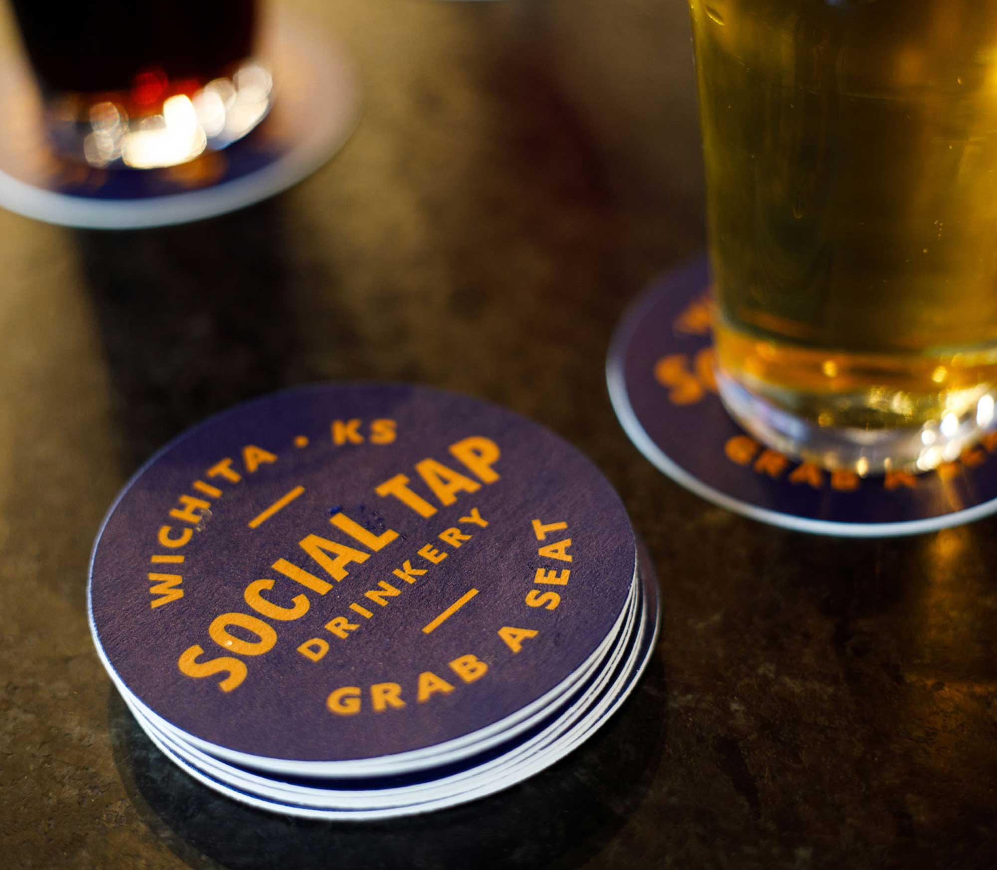 Social Tap Drinkery Bar Branding | Brain Sinew