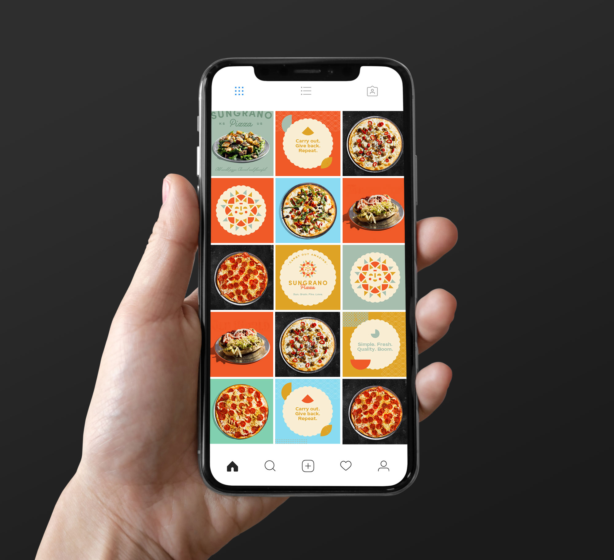 Sungrano Pizza Restaurant Branding | Brain Sinew