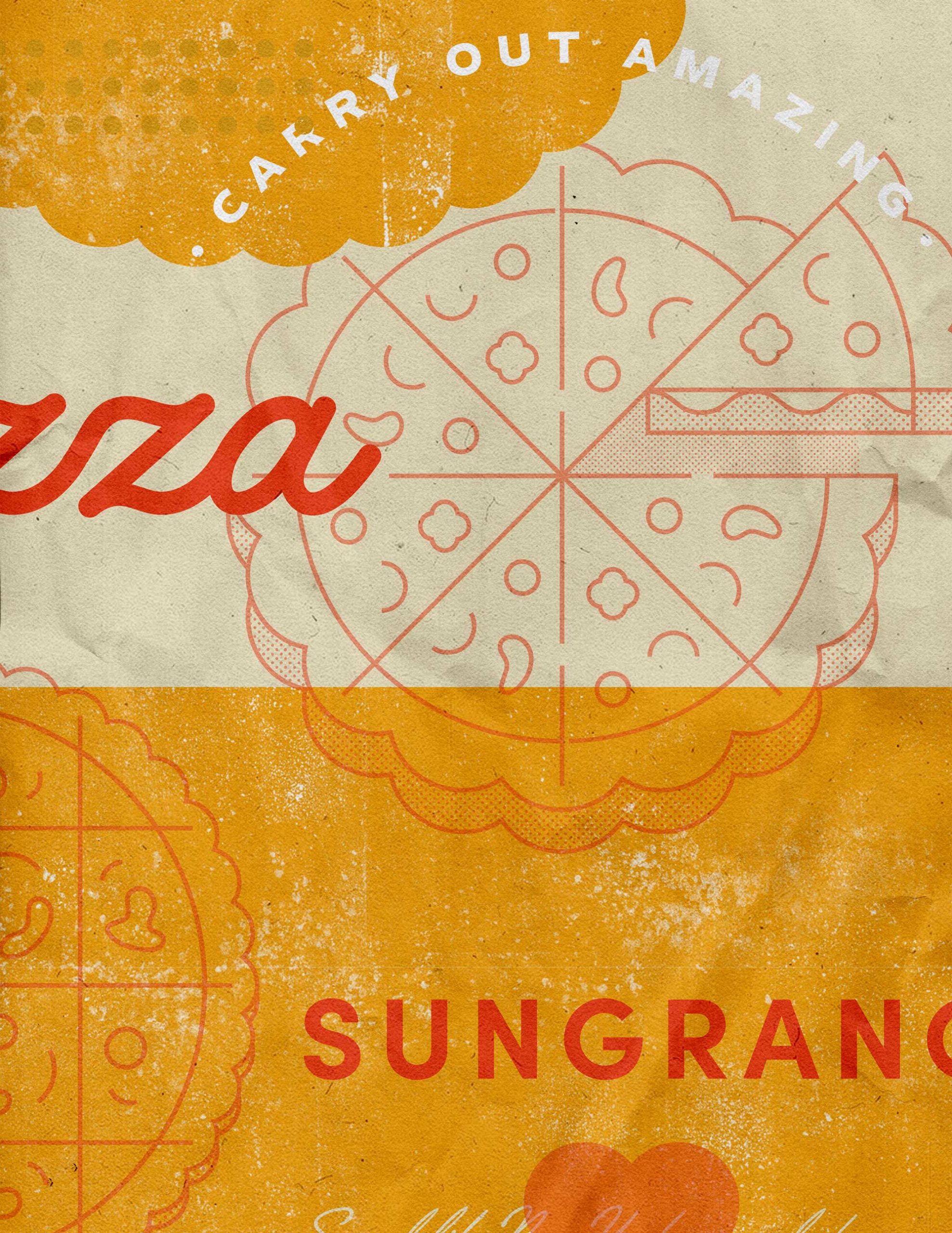 Sungrano Pizza Restaurant Branding | Brain Sinew